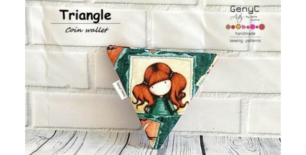 Triangle Coin Wallet pattern - Sew Modern Bags