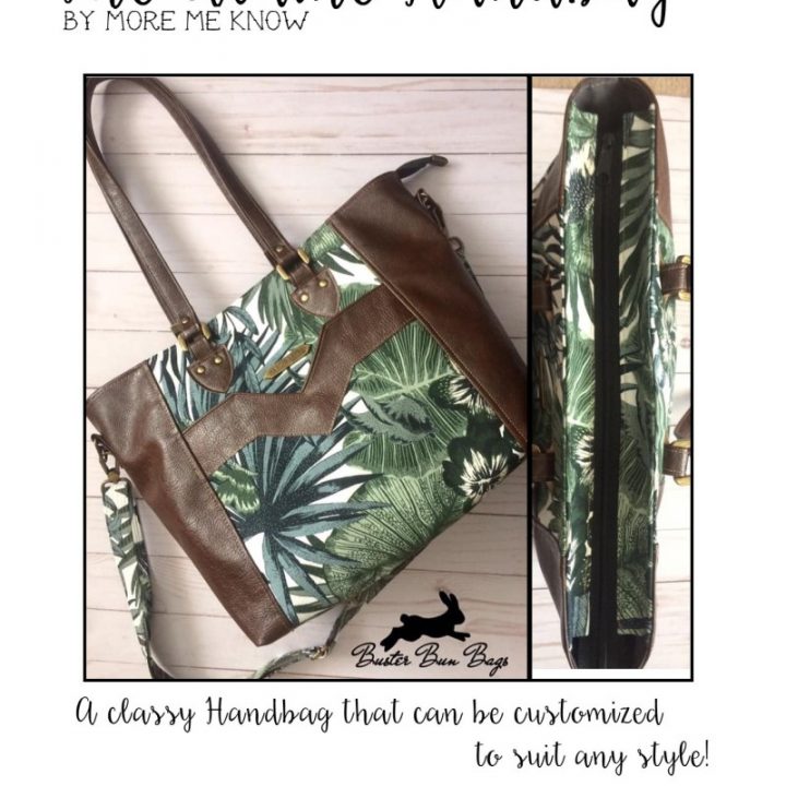 Lined Canvas Tote Bag - free pattern - Sew Modern Bags