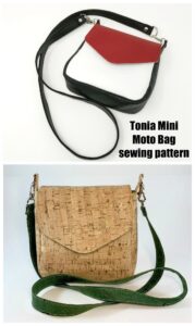 Tonia Mini Moto Bag sewing pattern - Sew Modern Bags