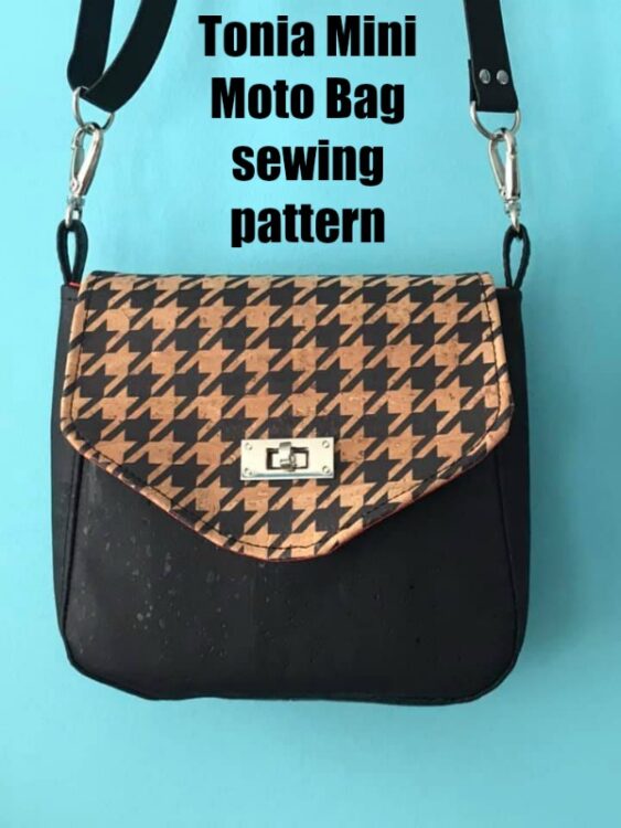 Tonia Mini Moto Bag sewing pattern - Sew Modern Bags
