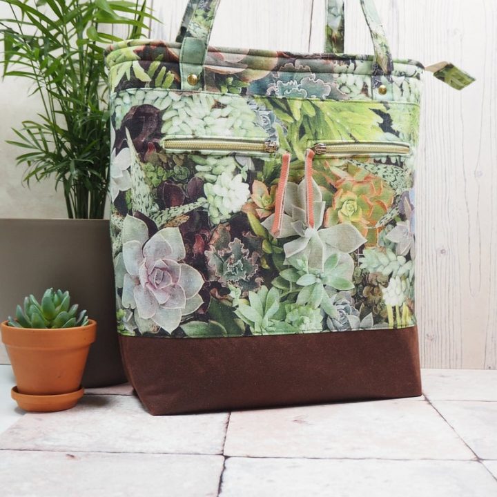 The Art Caddy Tote Sewing Pattern - Sew Modern Bags