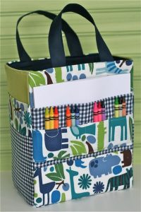 The Art Caddy Tote Sewing Pattern - Sew Modern Bags