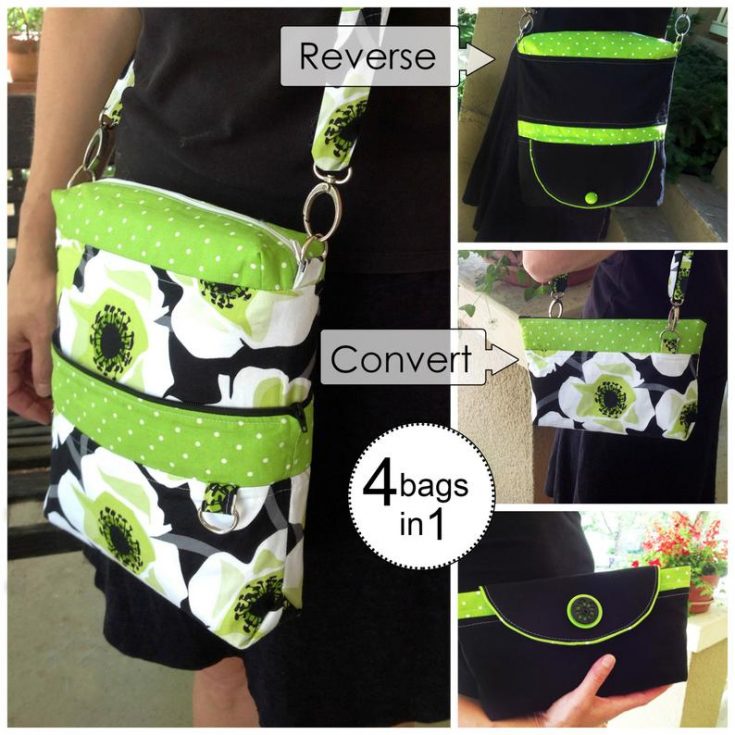Mini bucket bag sewing pattern - Sew Modern Bags