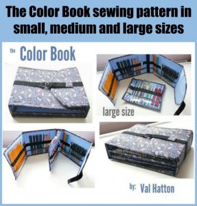 Color Book Art Storage (3 sizes) sewing pattern - Sew Modern Bags