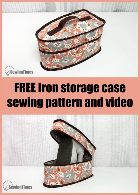 FREE Iron storage case sewing pattern and video - Sew Modern Bags