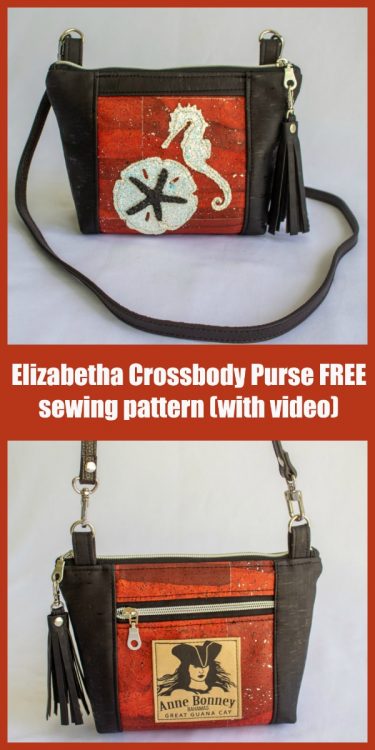 Elizabetha Crossbody Purse FREE sewing pattern (with video) - Sew ...