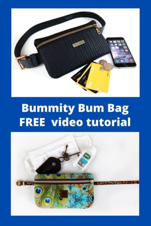 Bummity Bum Bag FREE sewing video tutorial - Sew Modern Bags