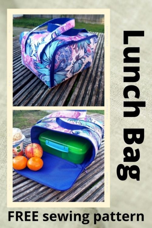 Lunch Bag FREE sewing pattern with video - Sew Modern Bags