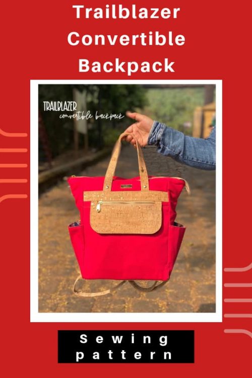 Trailblazer Convertible Backpack sewing pattern - Sew Modern Bags