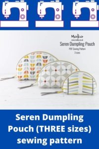 Seren Dumpling Pouch (3 sizes) sewing pattern - Sew Modern Bags