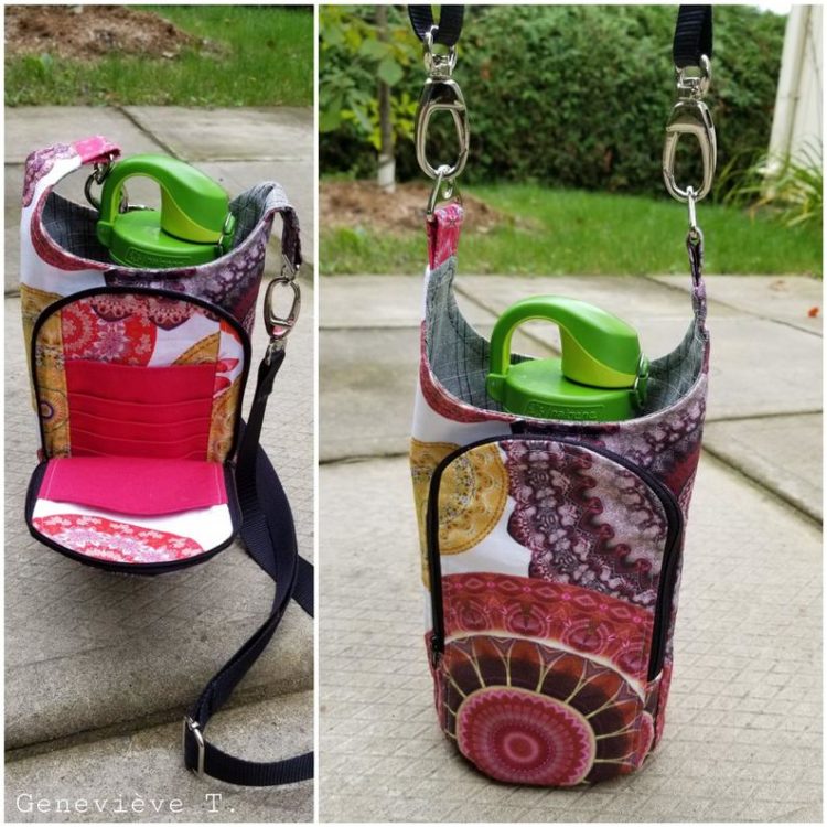 H2O 2GO Sling Waterbottle Holder sewing pattern with video - Sew Modern ...