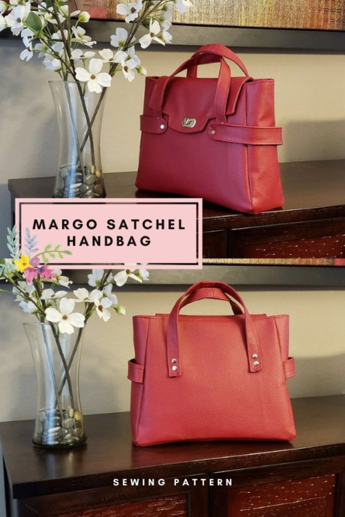 Margo Satchel Handbag sewing pattern - Sew Modern Bags
