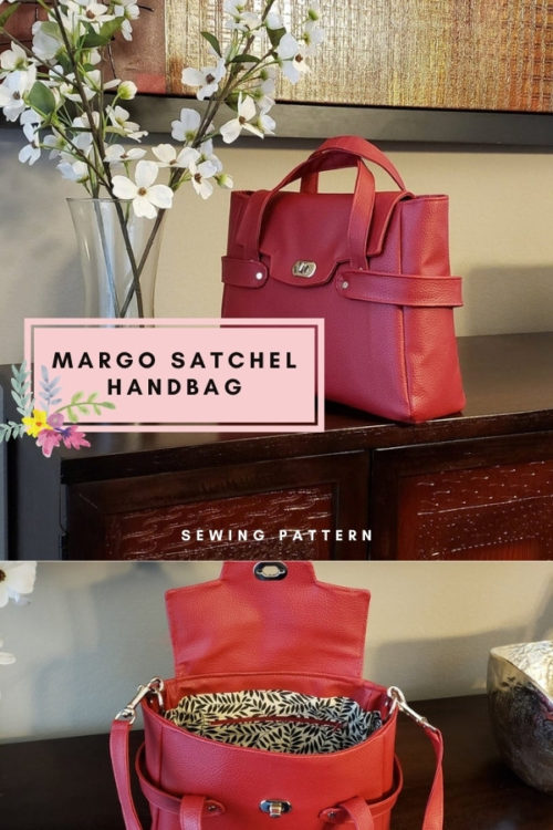 Margo Satchel Handbag sewing pattern - Sew Modern Bags