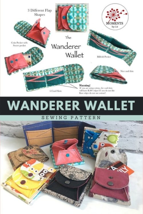 Wanderer Wallet sewing pattern - Sew Modern Bags