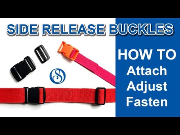 FREE video tutorial - How to attach, adjust and fasten a side release ...