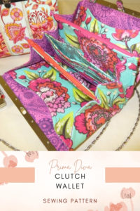 Prima Diva Clutch Wallet sewing pattern - Sew Modern Bags