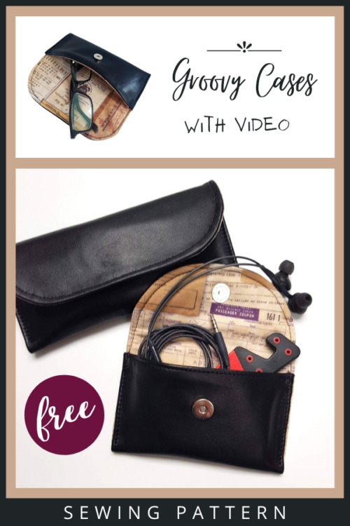 Groovy Cases FREE sewing pattern (with video) - Sew Modern Bags