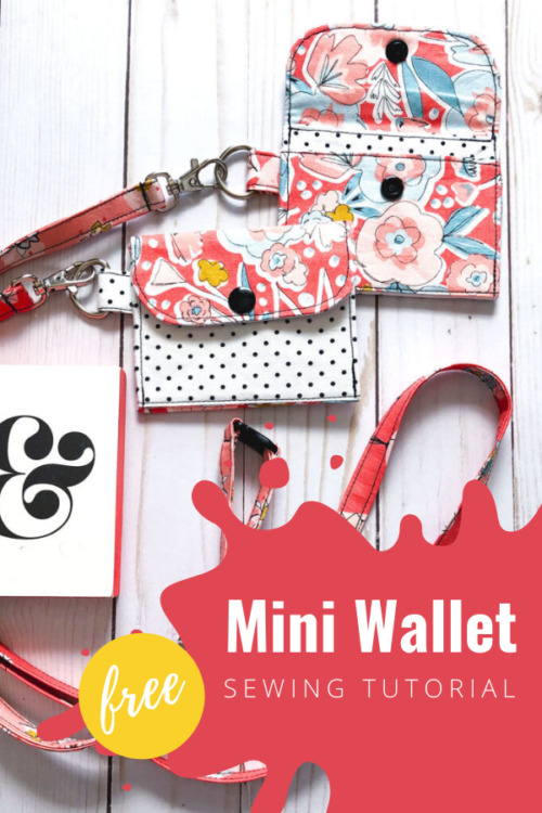 Mini Wallet FREE sewing tutorial - Sew Modern Bags
