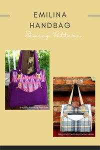 Emilina Handbag sewing pattern - Sew Modern Bags
