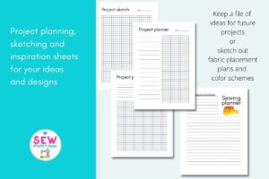 Printable sewing journal and notebook - Sew Modern Bags