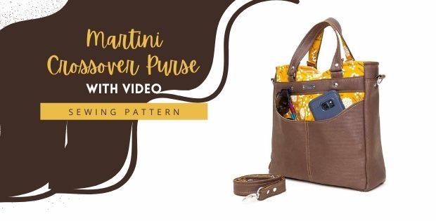 Martini Crossover Purse sewing pattern (with video) - Sew Modern Bags