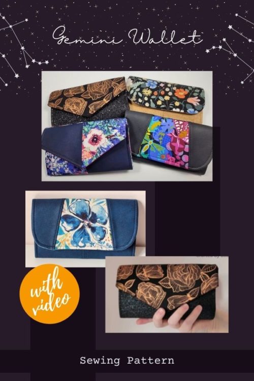 Gemini Wallet sewing pattern (with videos) - Sew Modern Bags