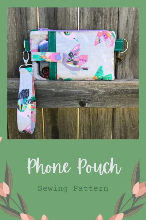 Phone Pouch wristlet sewing pattern - Sew Modern Bags