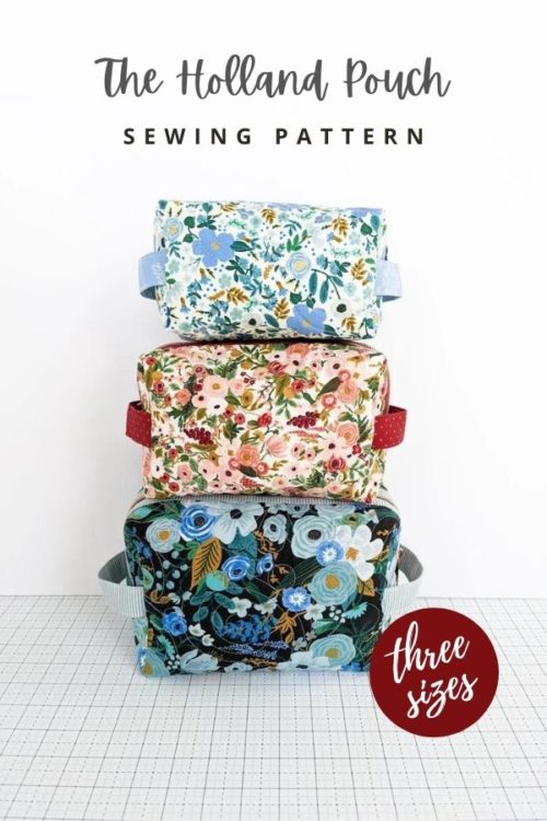 The Holland Pouch sewing pattern (3 sizes) - Sew Modern Bags