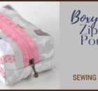 Box Zipper Pouches AND Double Box Pouch Caddy with FREE sewing video ...