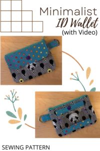 Minimalist ID Wallet sewing pattern (with video) - Sew Modern Bags
