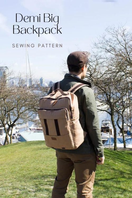 Demi Big Backpack sewing pattern - Sew Modern Bags