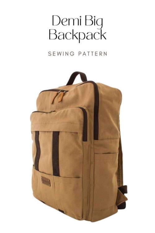 Demi Big Backpack sewing pattern - Sew Modern Bags