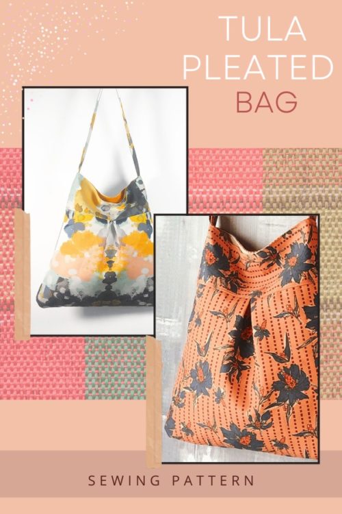 Tula Pleated Bag sewing pattern - Sew Modern Bags