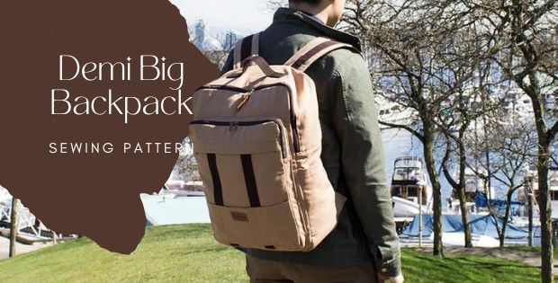Demi Big Backpack sewing pattern - Sew Modern Bags