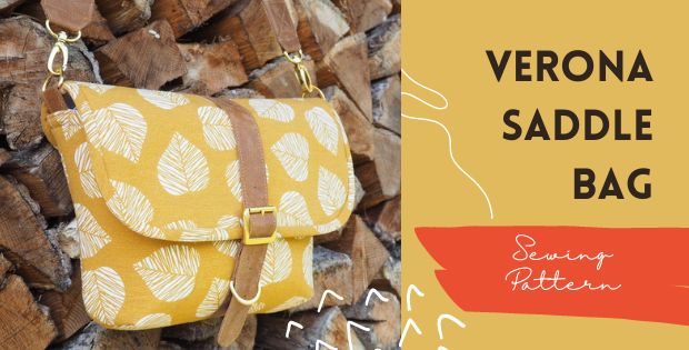 Verona Saddle Bag sewing pattern - Sew Modern Bags