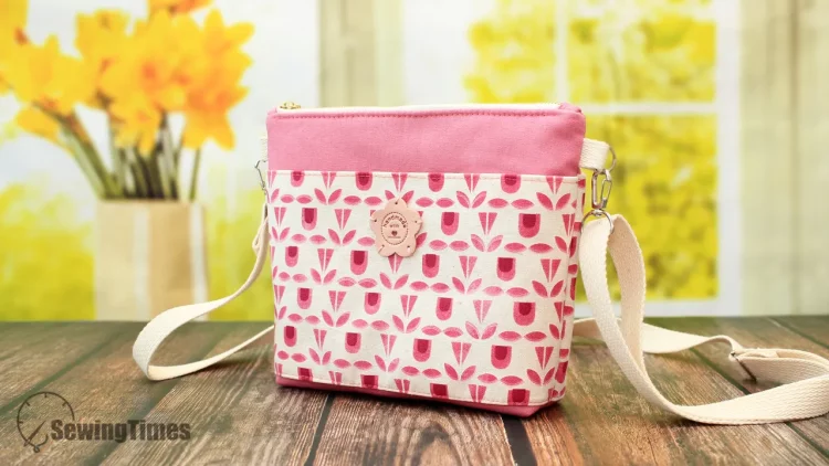 DIY Crossbody Bag with Zipper FREE sewing tutorial (with video) - Sew ...