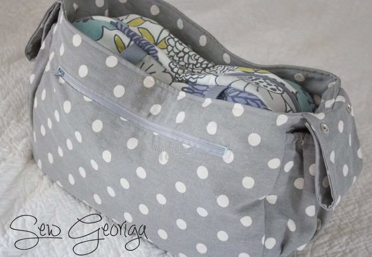 Stroller Tote Bag FREE sewing pattern and tutorial - Sew Modern Bags