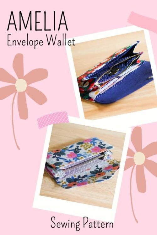 Amelia Envelope Wallet sewing pattern (with video) - Sew Modern Bags