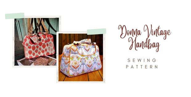 Donna Vintage Handbag sewing pattern - Sew Modern Bags