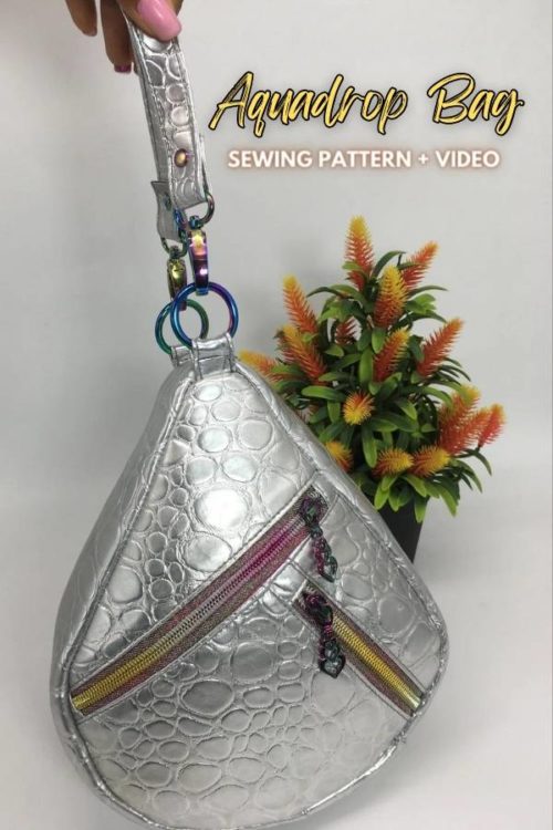 Aquadrop Bag sewing pattern (with video) - Sew Modern Bags