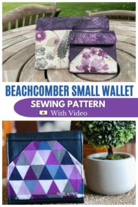 Beachcomber Small Wallet sewing pattern (with video) - Sew Modern Bags