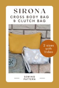 Sirona Crossbody and Clutch Bag (2 sizes with video) - Sew Modern Bags