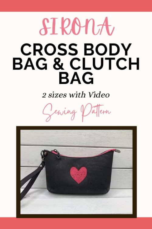 Sirona Crossbody and Clutch Bag (2 sizes with video) - Sew Modern Bags