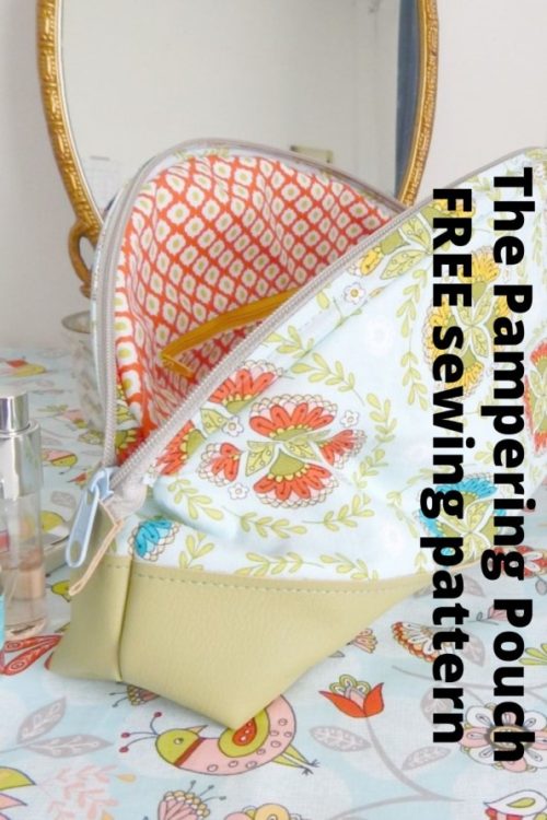 The Pampering Pouch FREE sewing pattern - Sew Modern Bags