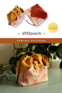 APEXpouch sewing pattern (2 sizes) - Sew Modern Bags