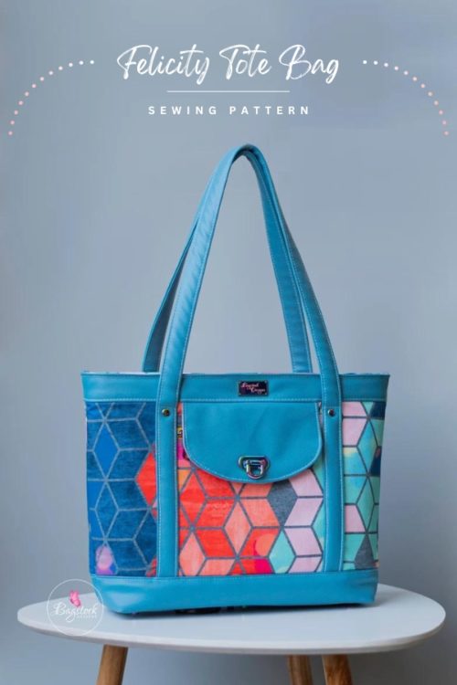 Felicity Tote Bag sewing pattern - Sew Modern Bags