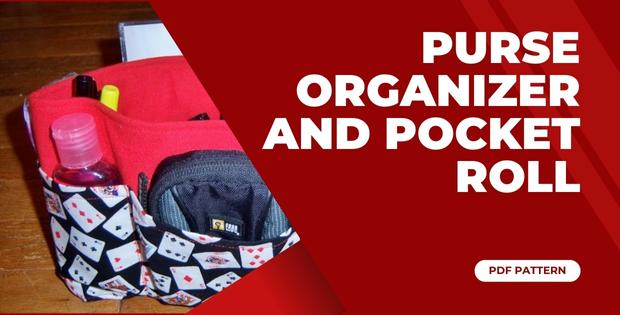 Purse Organizer and Pocket Roll sewing pattern - Sew Modern Bags