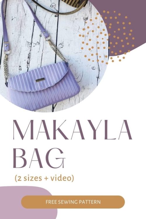 Makayla Bag FREE sewing pattern (2 sizes + video) - Sew Modern Bags