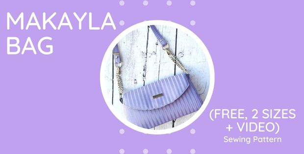 Makayla Bag FREE sewing pattern (2 sizes + video) - Sew Modern Bags