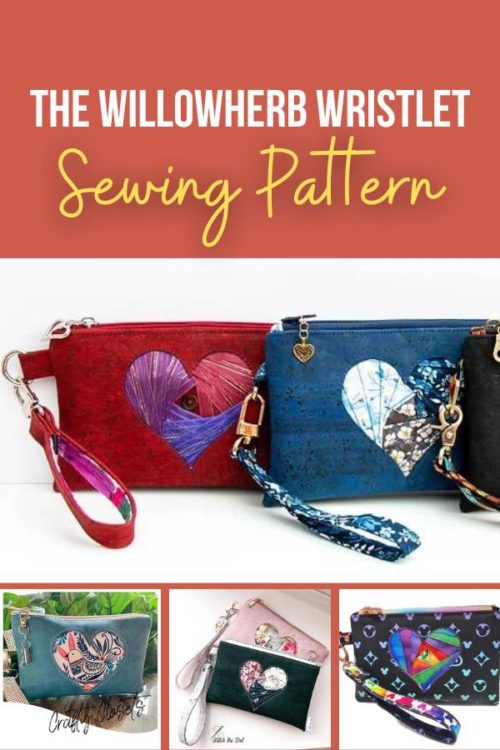 The Willowherb Wristlet FREE sewing pattern - Sew Modern Bags